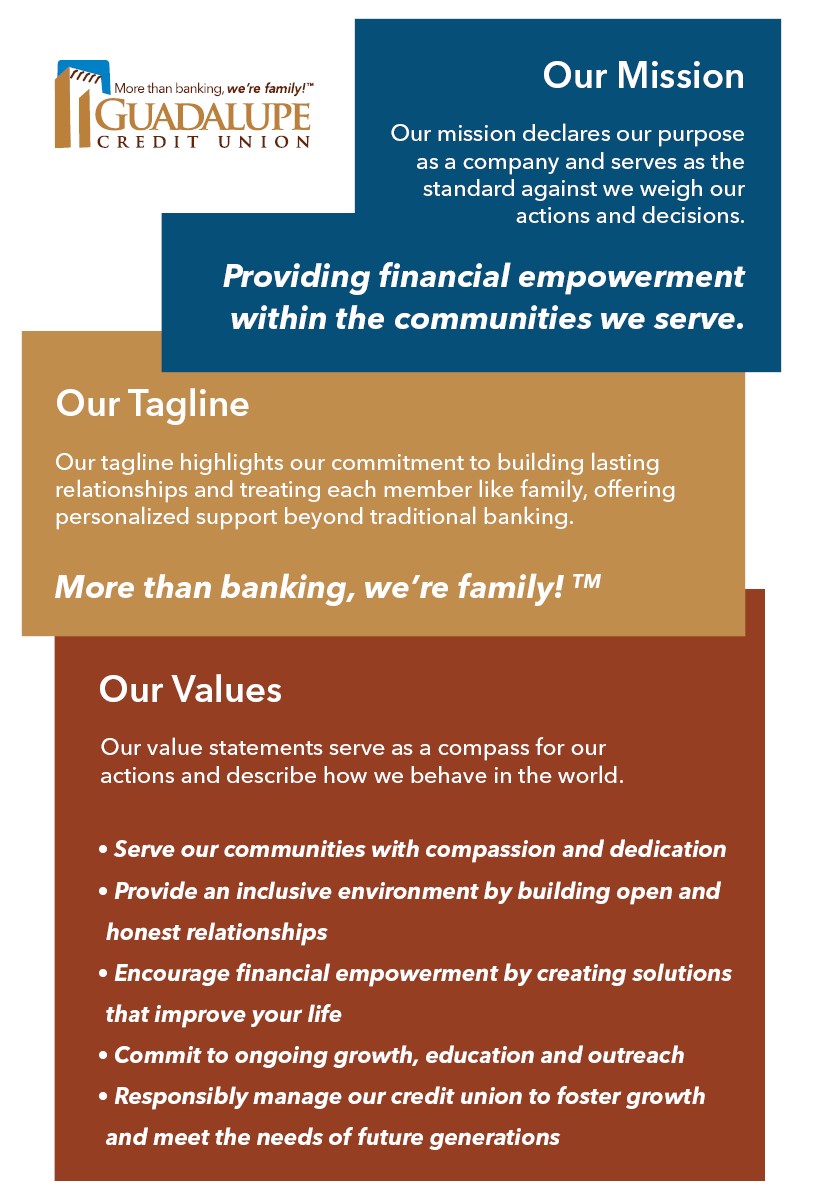 About Guadalupe Credit Union - Guadalupe Credit Union
